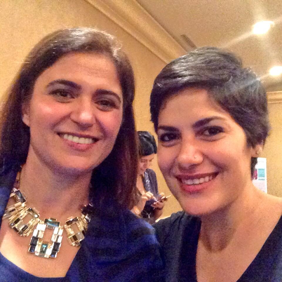 With Parisa Khosravi, CNN's Senior VP, at the Iranian American Women ...