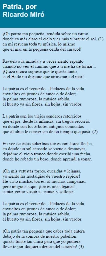 Patria, por Ricardo Miró VivaPanamá SERTVPANAMA | Mi Diario Panamá ...