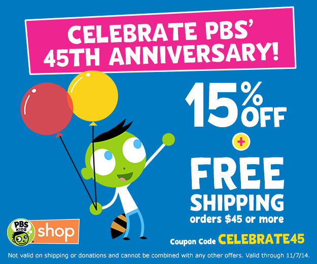 HAPPY BIRTHDAY PBS!! Today we're celebrating our 45th anniversary ...