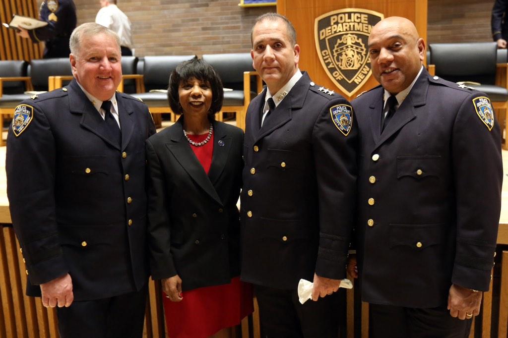 Promotions ceremonies were held today at NYPD HQ. Meet some of the new ...