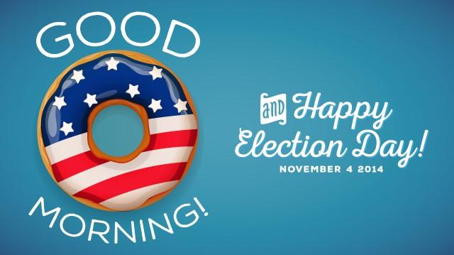 Good morning and happy Election Day! Polls open in 15 minutes. stelex ...