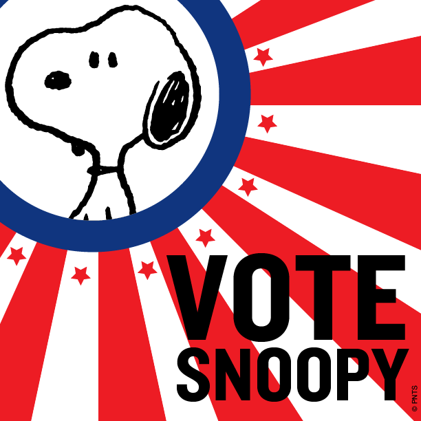 Happy Election Day! Vote Snoopy! | Scoopnest