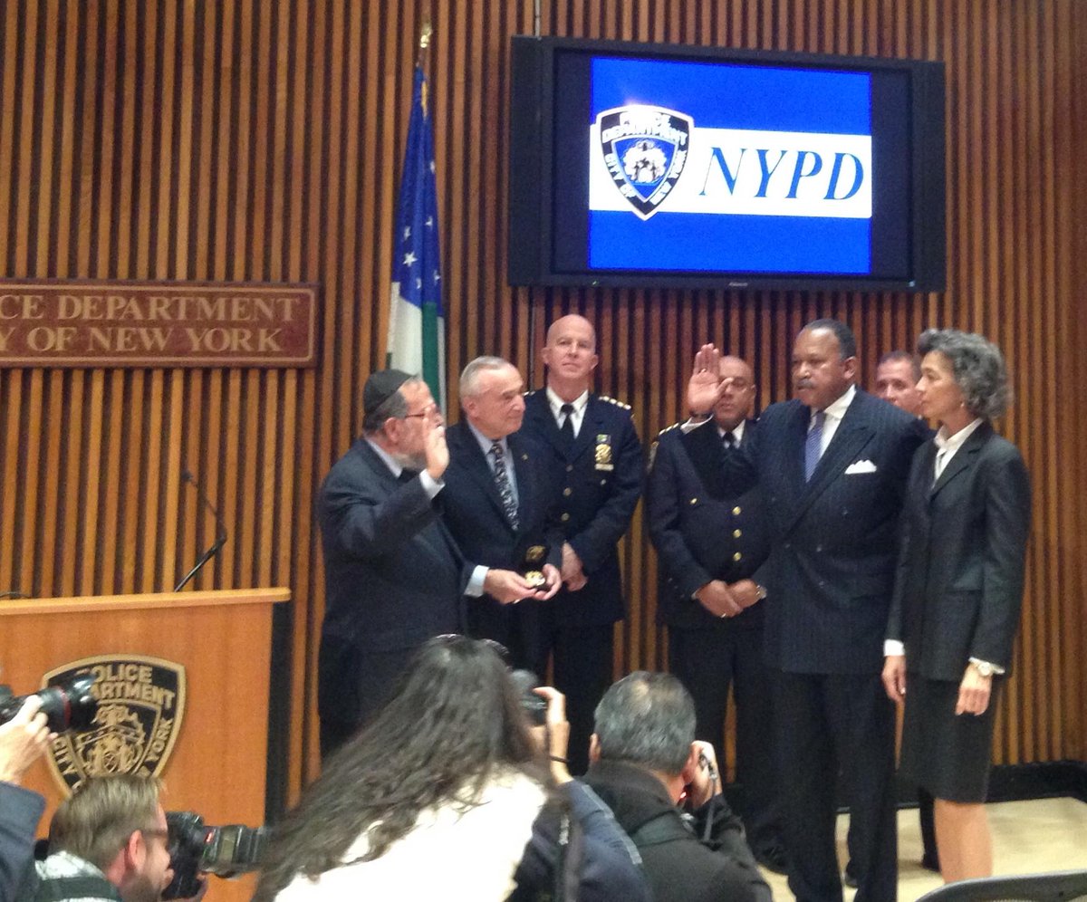 HappeningNow Benjamin Tucker being sworn in as NYPD First Deputy ...