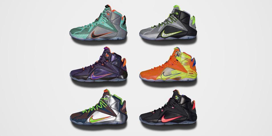 Lebron 12 Colorways