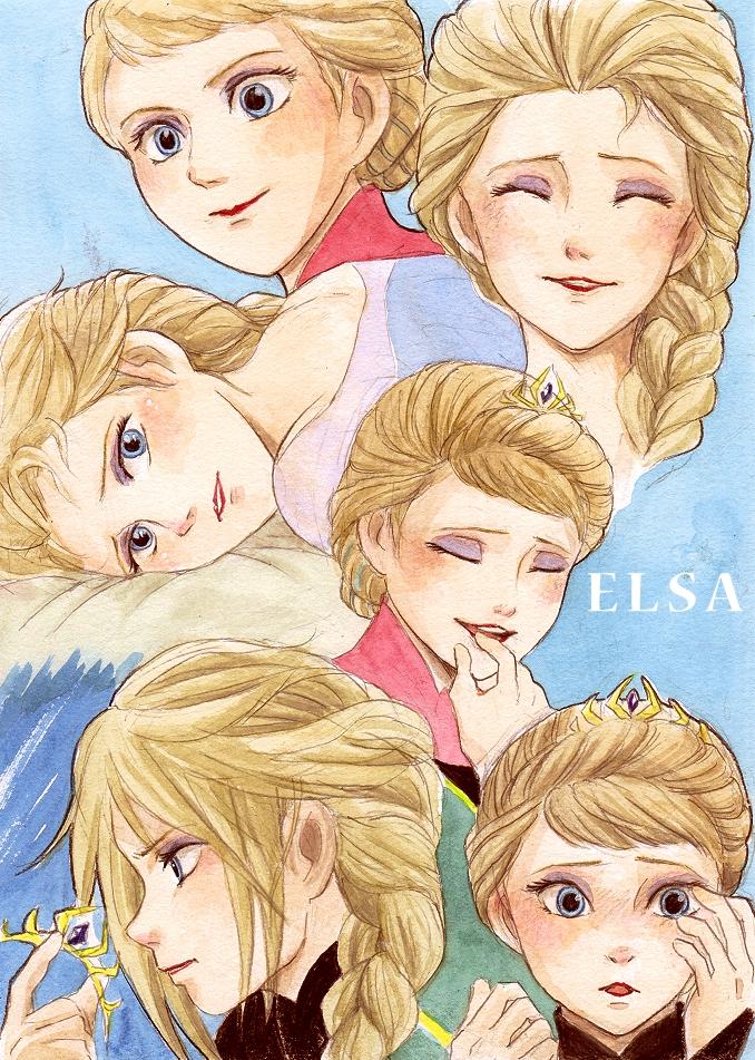 Elsa collage by Takimizu Tarako : r/Frozen