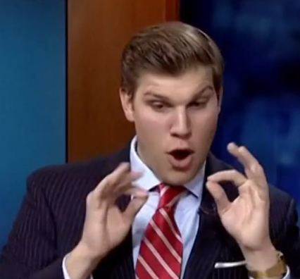 Doesn't this dancing anchor look a bit like our Meteorologist Brooks ...