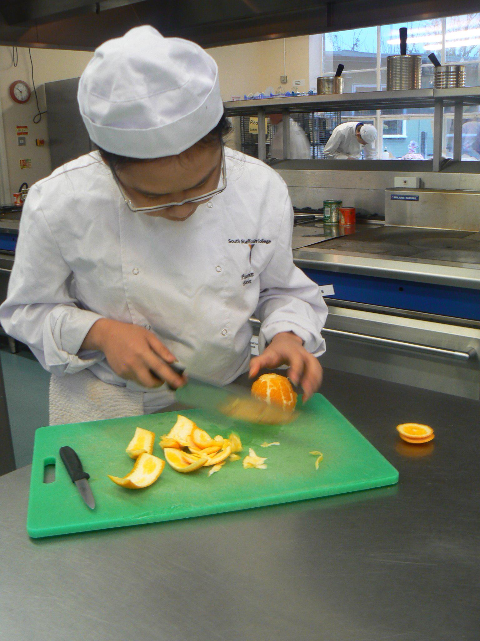 Prof Chef Training on Twitter: "Level 1's showing knife skills for ...