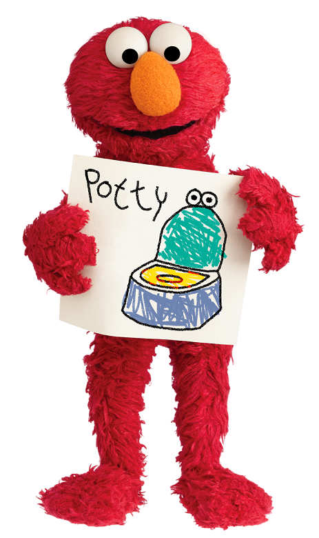 Elmo Potty Clipart