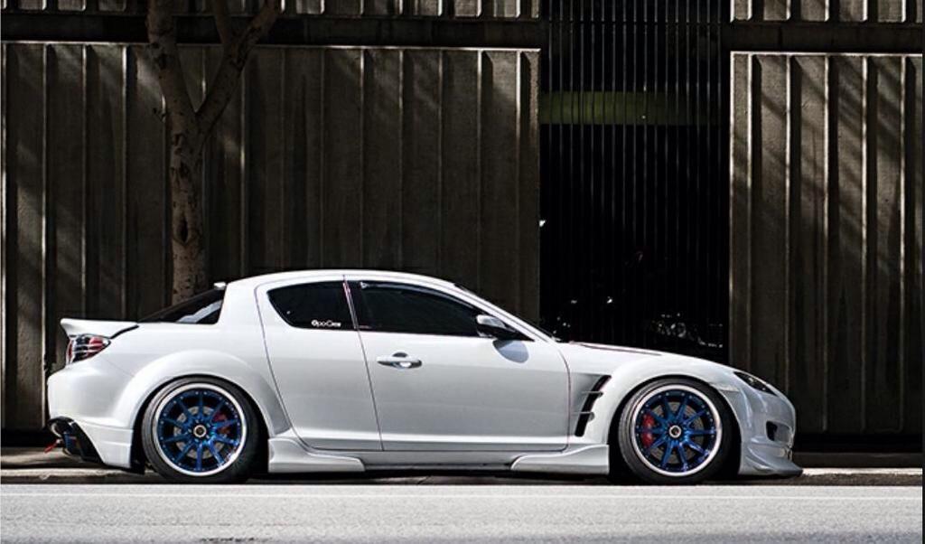Mazda Rx8 Modified White