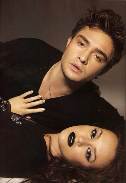 Ed Westwick And Leighton Meester Elle