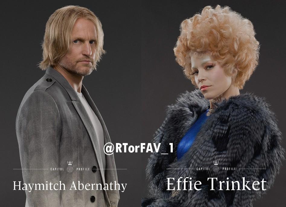 Haymitch Abernathy And Effie Trinket