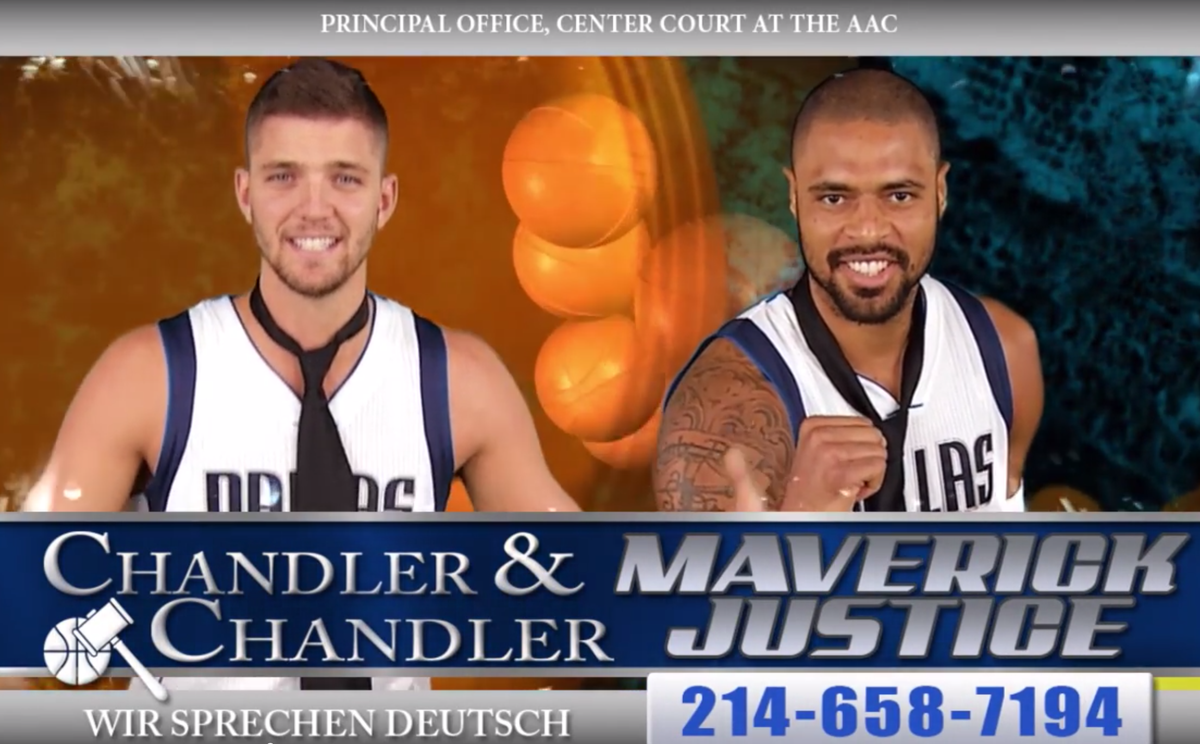 VIDEO: Chandler Parsons and Tyson Chandler team up to provide “Maverick ...