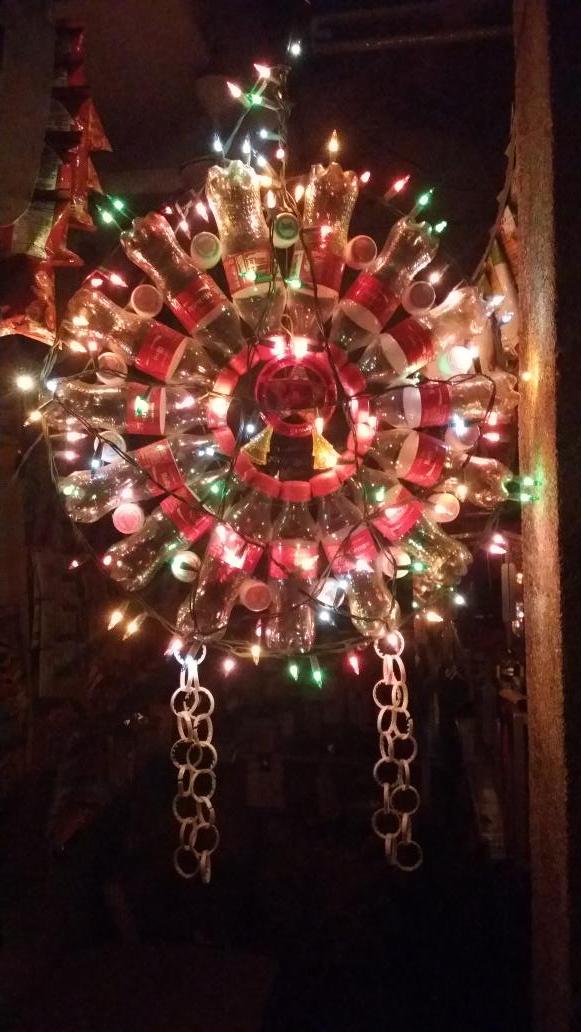 Recycled Parol Coca Cola
