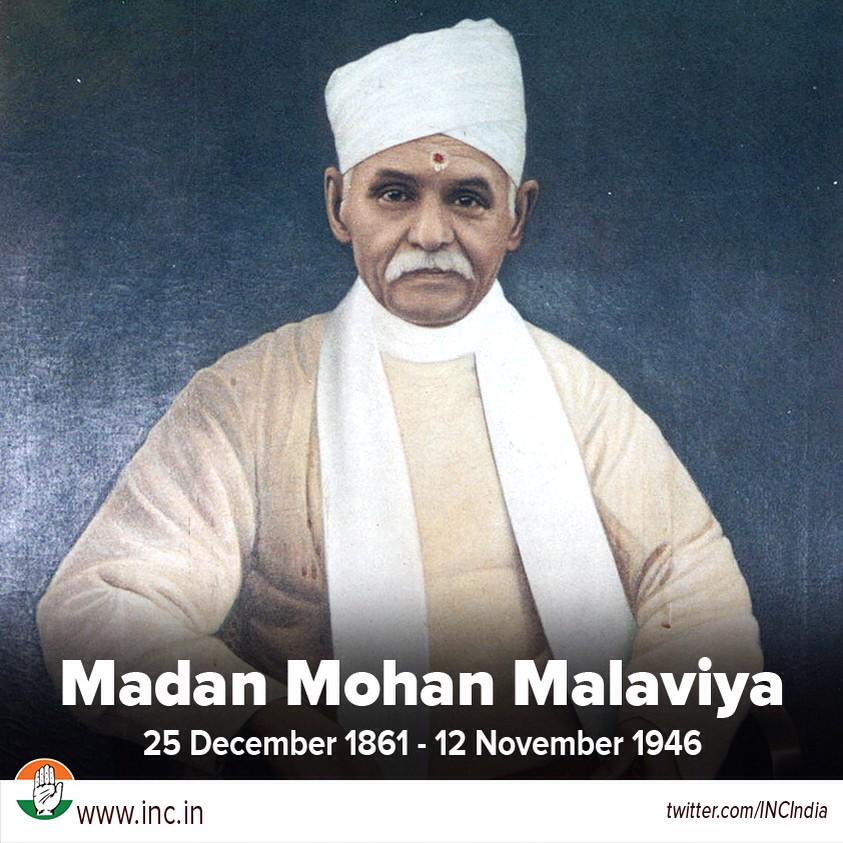Our tribute to 'mahamana' pt. madan mohan malviya on his death ...