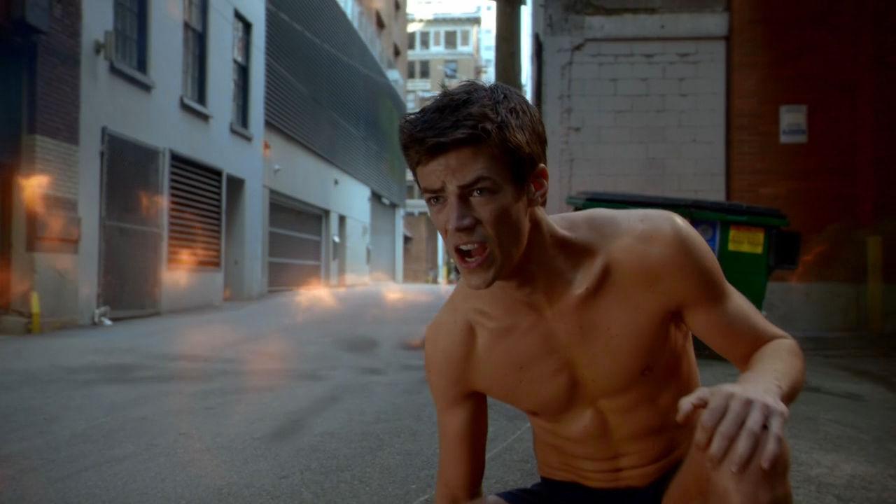 Grant Gustin Shirtless