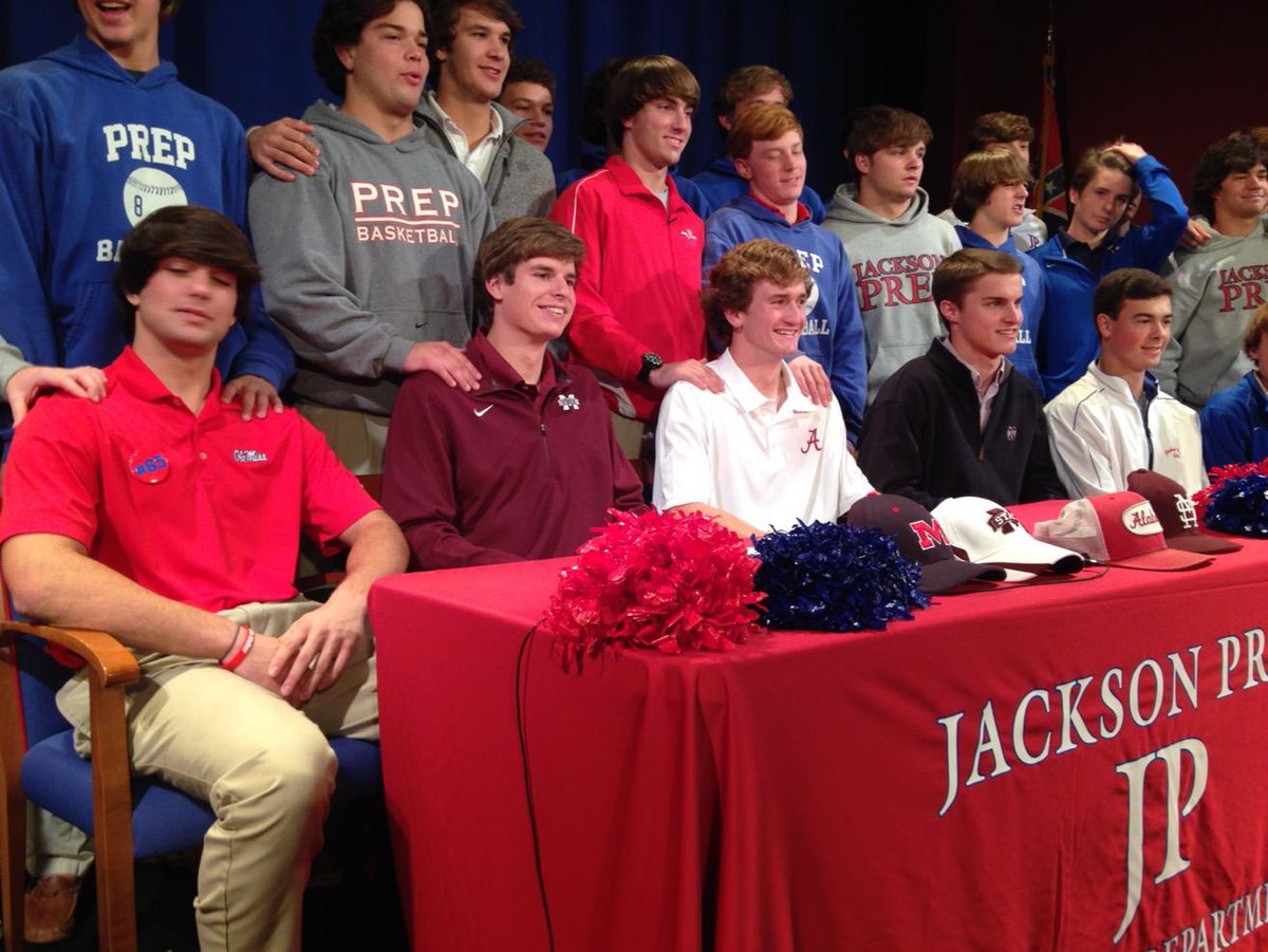 Jackson Prep: All four Jackson Prep baseball signees from L to R ...