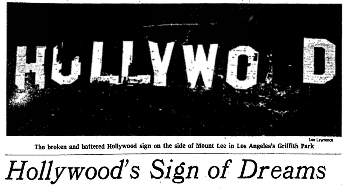 Broken, battered and crumbling: a look at Los Angeles’ iconic HOLLYWOOD ...