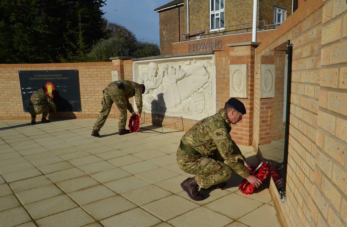 RoyalEngineers memorial service remembers fallen Bomb Disposal experts ...