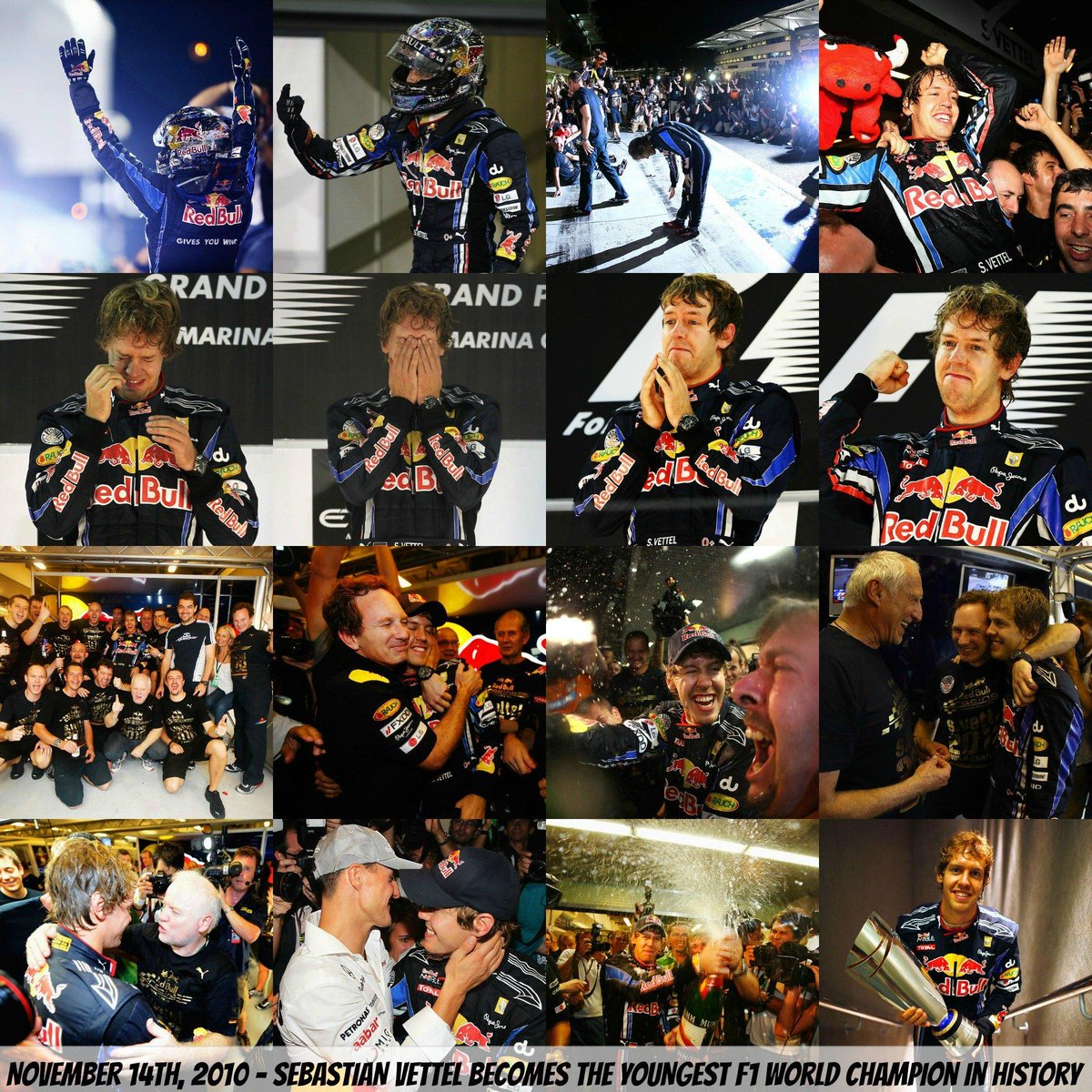 On this day in 2010, Sebastian Vettel became the youngest F1 world ...