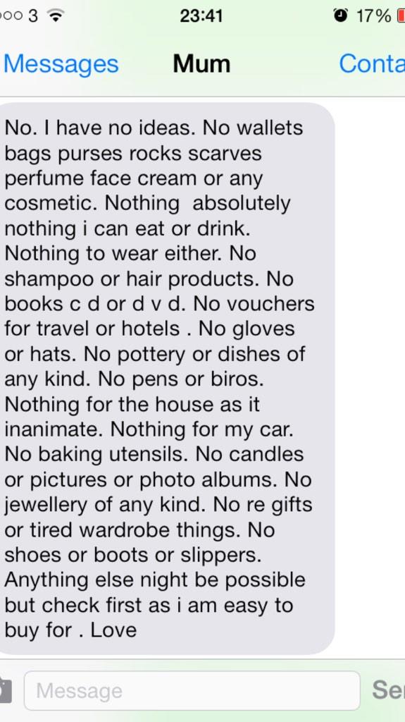 Brona C Titley on Twitter: "Jst been reminded of this time last yr when I asked my mum if she ...