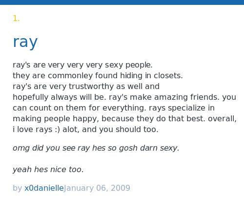 Meaning Of Ray