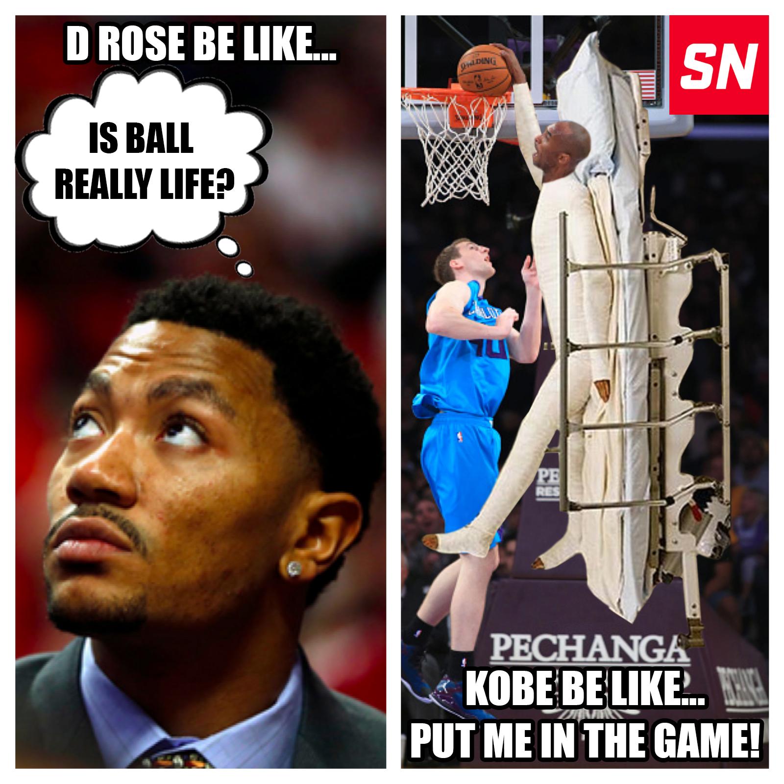 Derrick Rose Meme Injury Logo