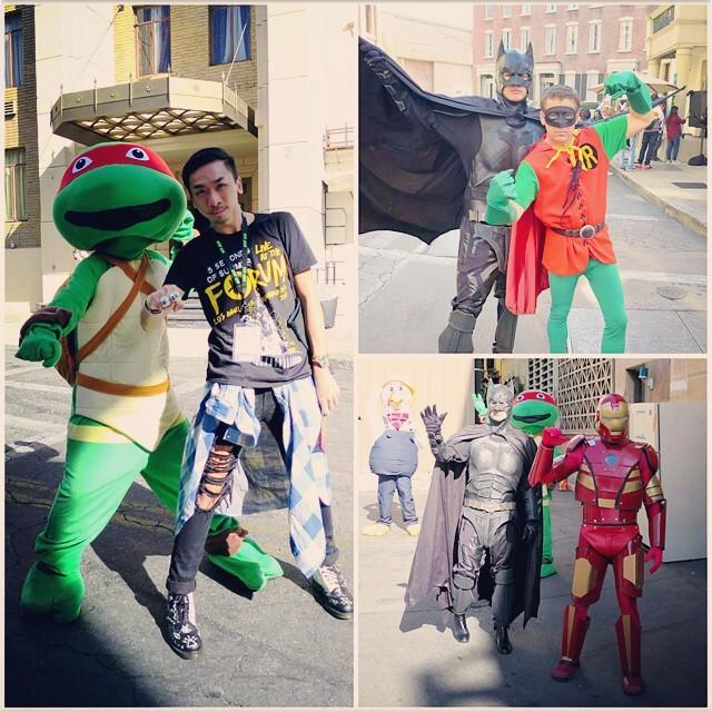 Superheroes Derp include Batman Robin Iron Ninja Turtles SOSDERPCON ...