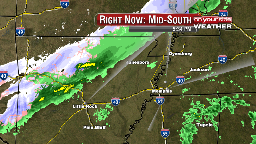 WREG 3onyourside First Defense Doppler 3 Radar: showers changing to ...