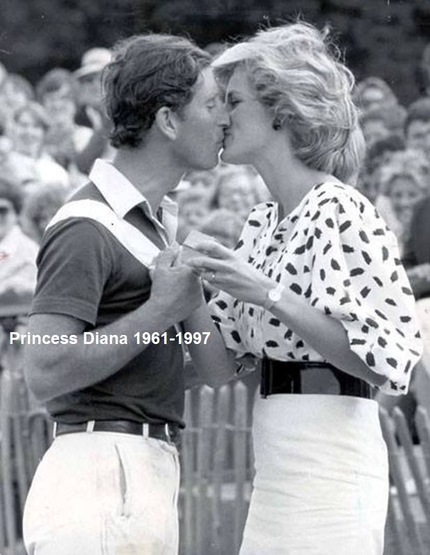 Princess Diana And Prince Charles Kiss