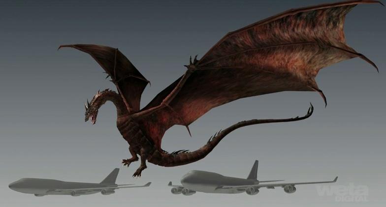 Smaug Concept Art Weta