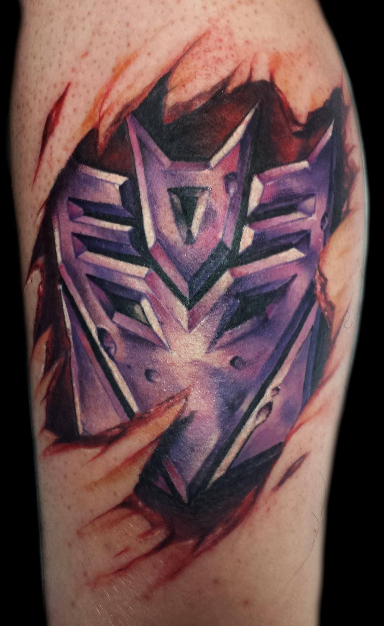 Transformers Tattoo Drawings Transformer Tattoo Stock Illustrations
