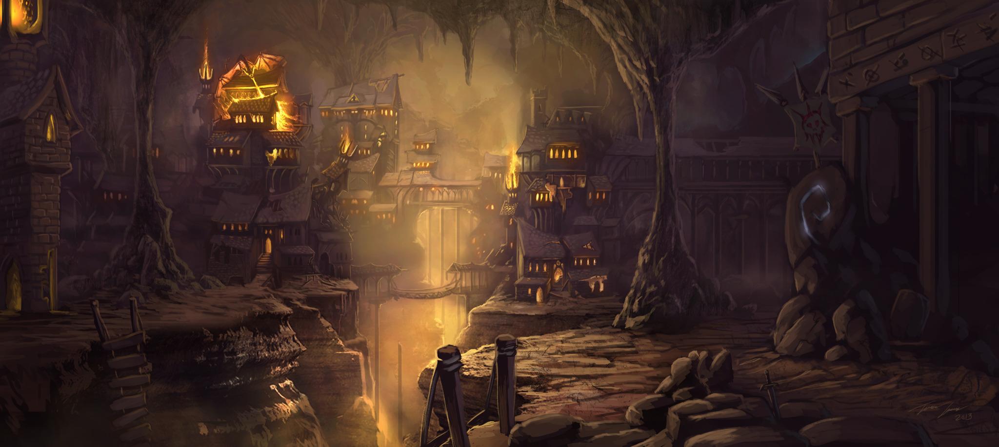 Fantasy Underground Ruins