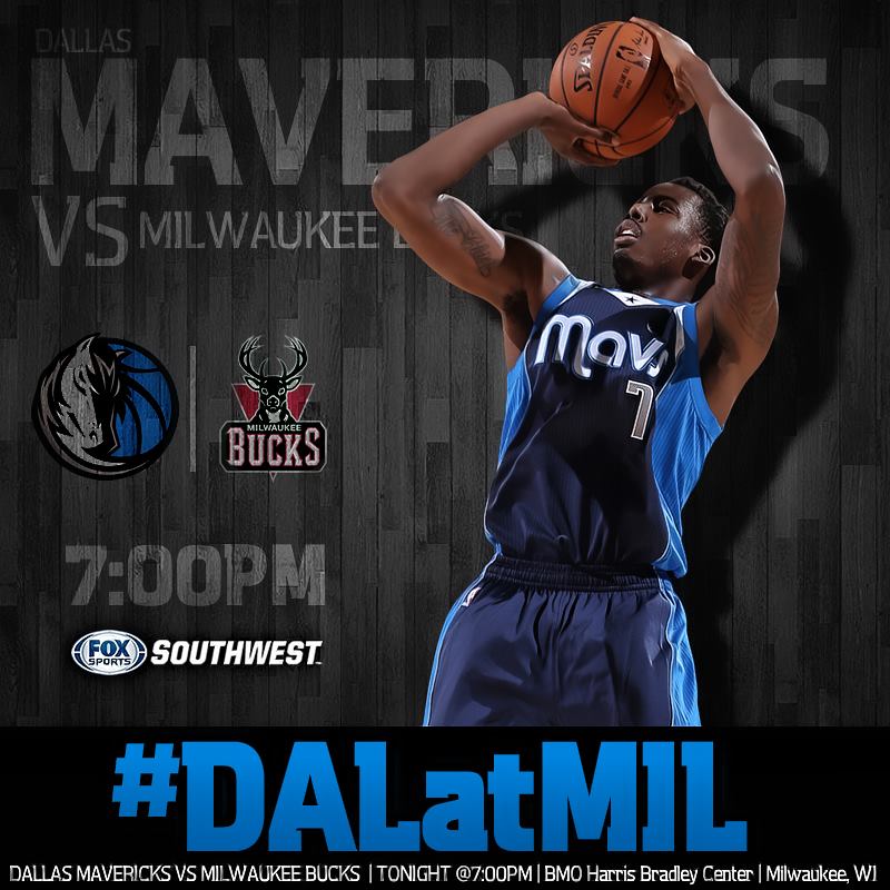 MavsGameDay! Mavs close out their four game road trip against the Bucks ...