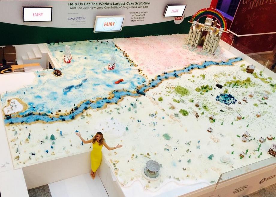 Tallest Cake In The World The Biggest Wedding Cake Ever Stock Photo