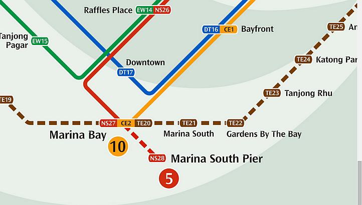 Marina South Pier MRT station on North-South Line opens tomorrow | The ...