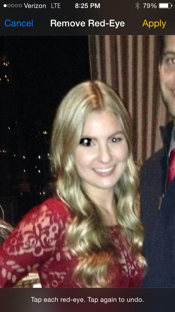 Red Eye On Nicole