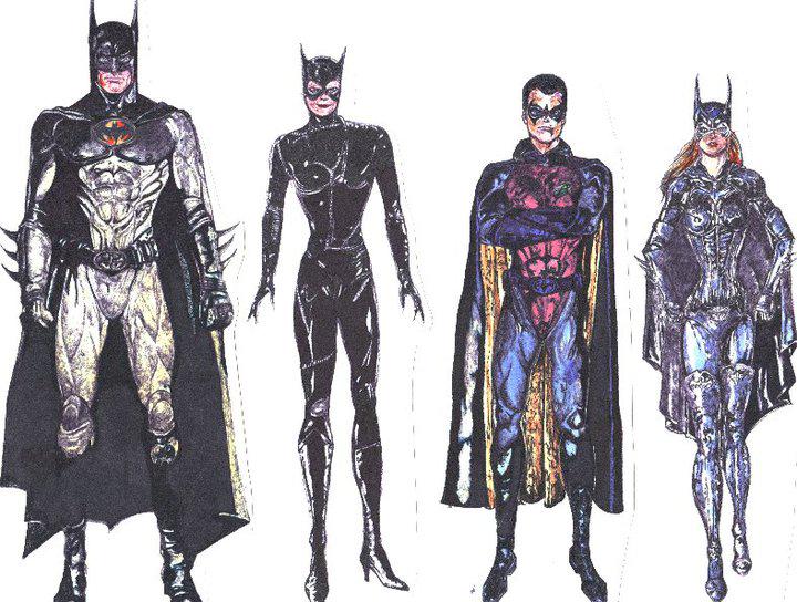 Tim Burton Sketches Batman