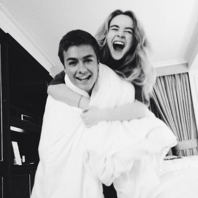 Sabrina Carpenter And Her Brother
