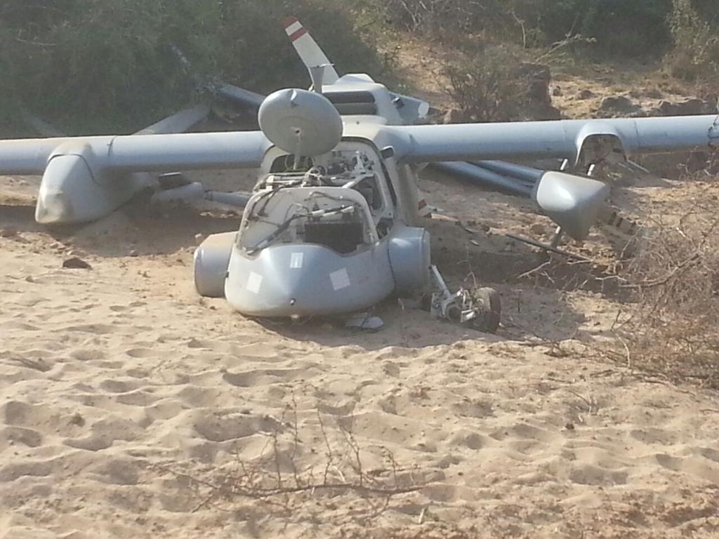 IAF UAV plane crashes in Kutch ( photos ) | DeshGujarat