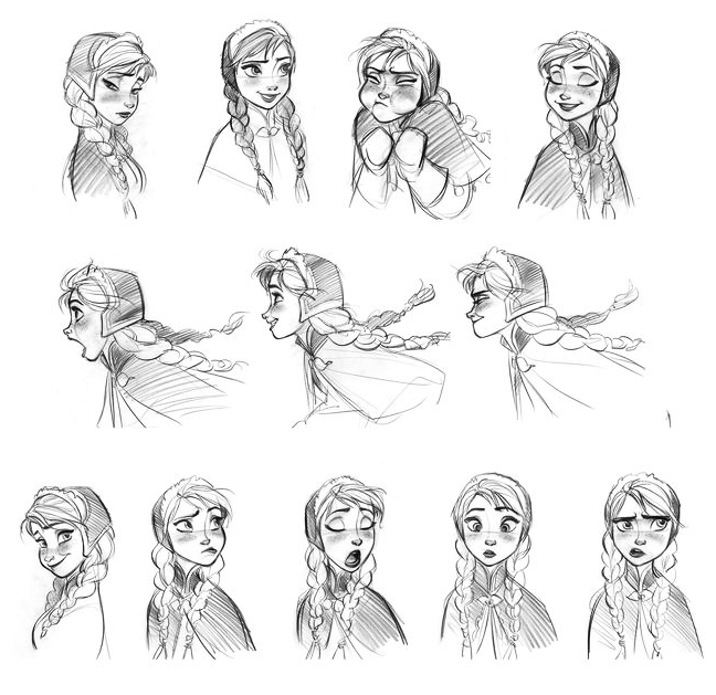 Frozen Character Design
