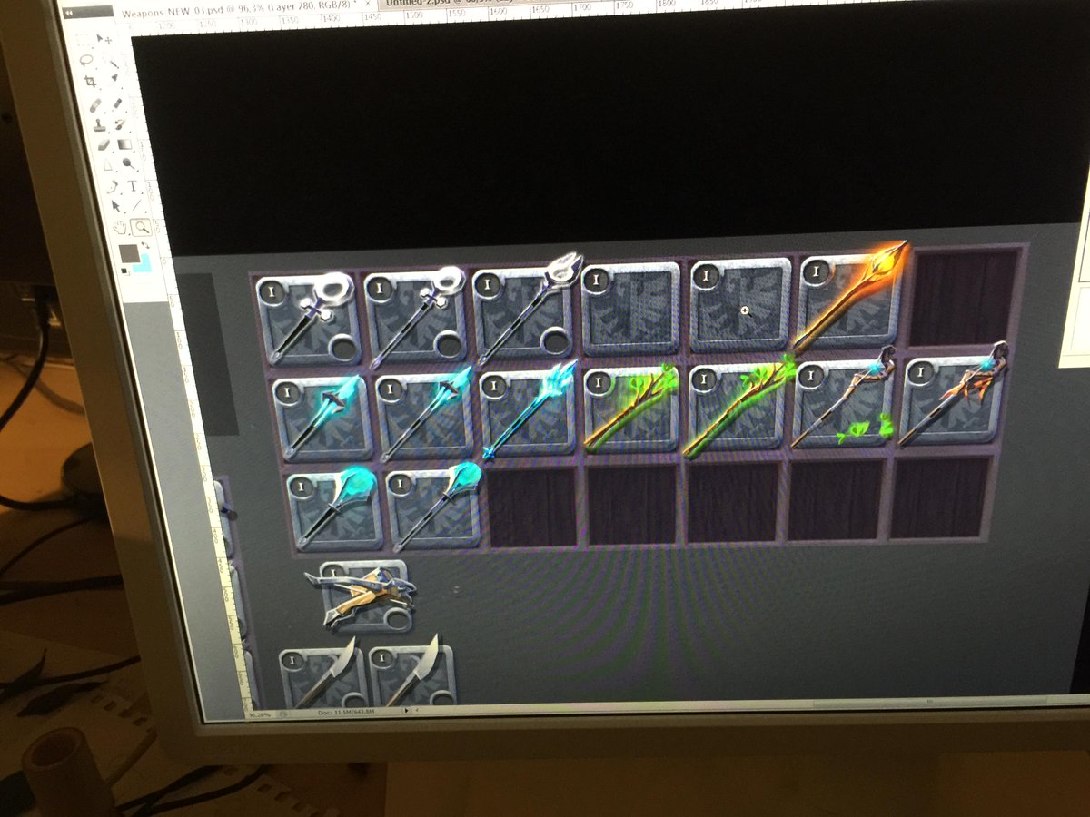"More new weapon icons, this time some new magic weapons" - Twitter ...