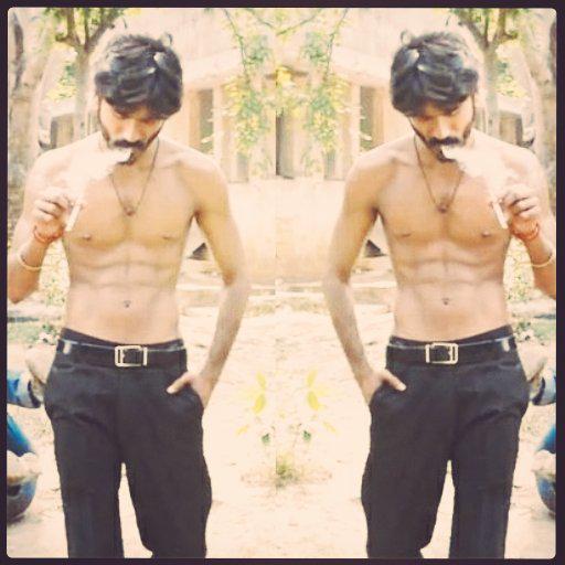 Dhanush Six Pack Photos
