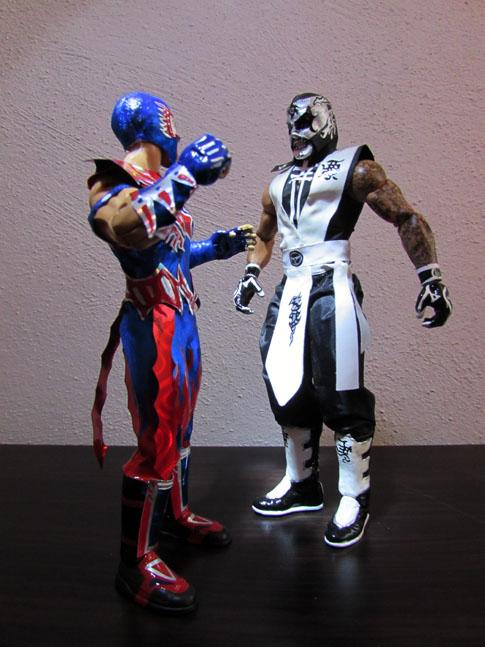 Awesome custom Pentagon Jr and Aerostar action figures : r/SquaredCircle
