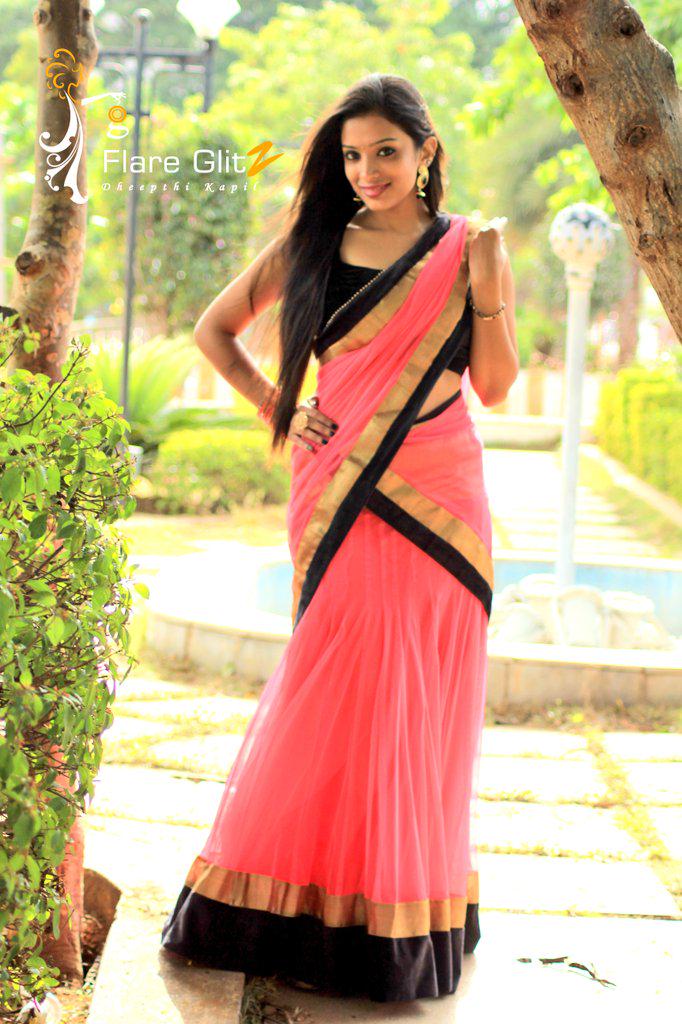 Diya Menon Saree Photoshoot | Veethi