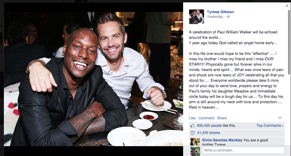 Vin Diesel Paul Walker Friends