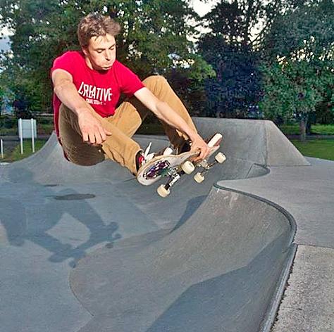Wee Man Skateboarding