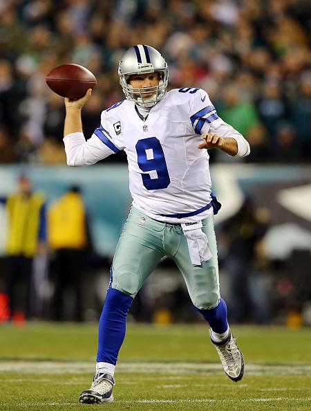 Tony Romo Throwing Interception