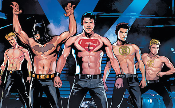 Holy abs, Batman! These DC comics mimic your favorite movie posters ...