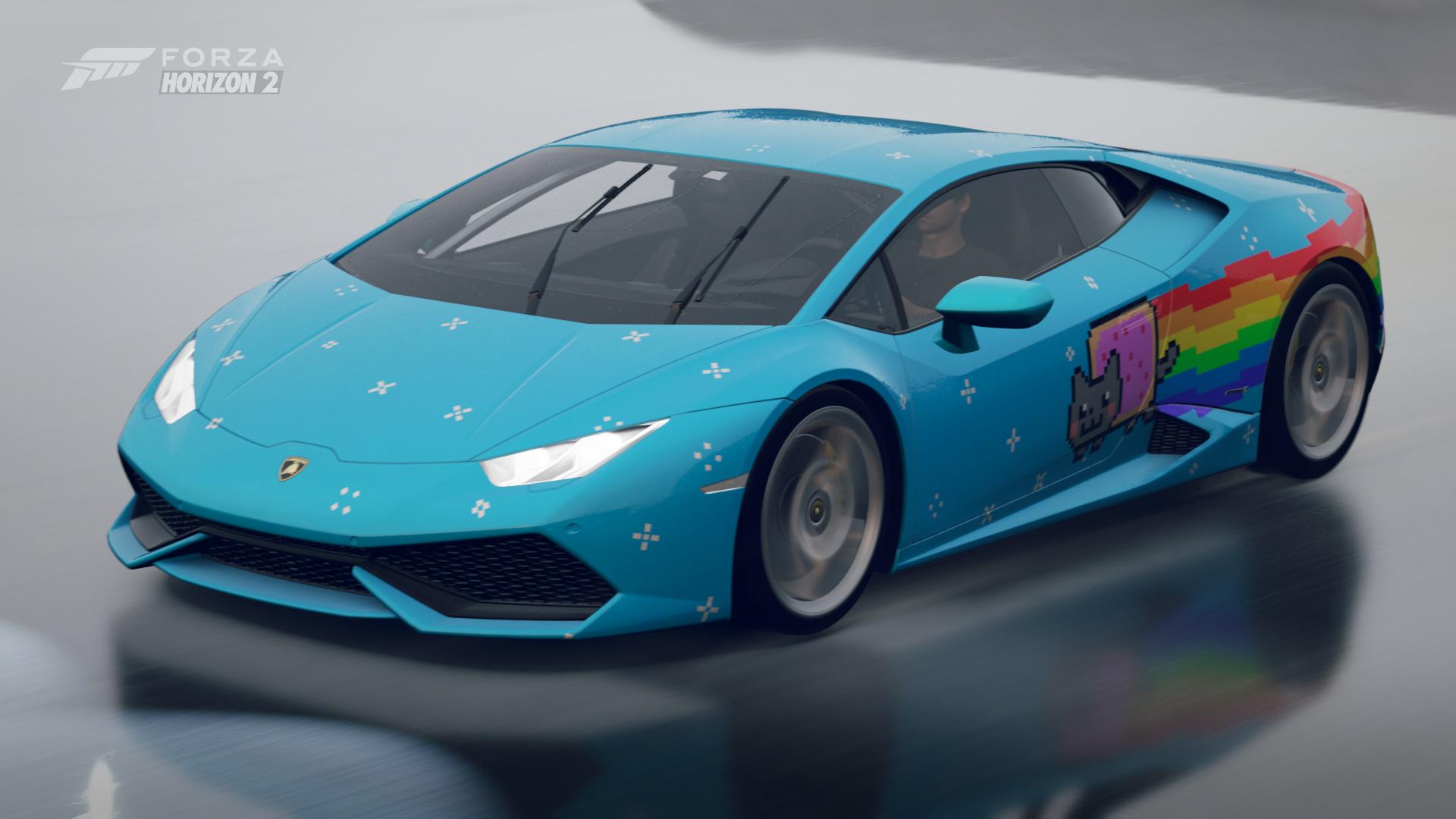 Nyan Cat Lamborghini Wallpaper