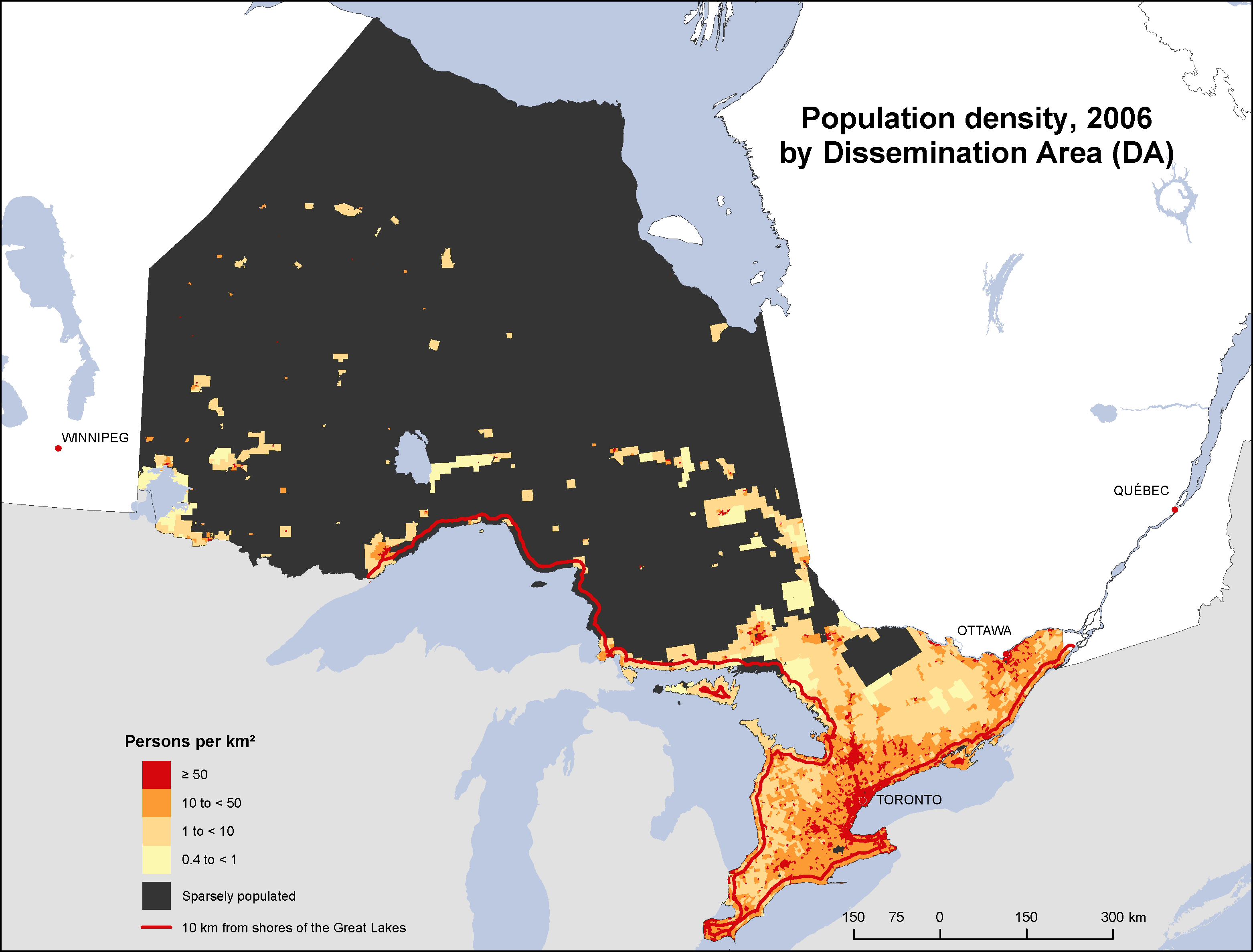 Population Density Of Canada